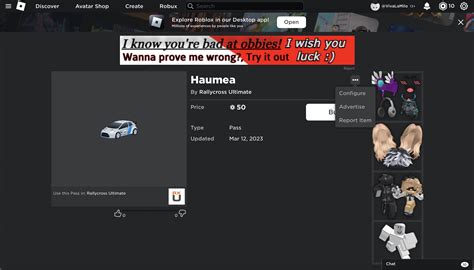 i m creating gamepasses but they aren t being added to my inventory platform usage support