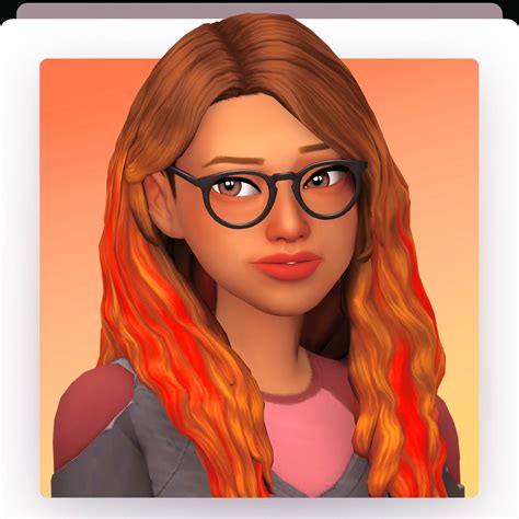 Sims 4 Diwa Hair By Marso Sims The Sims Book