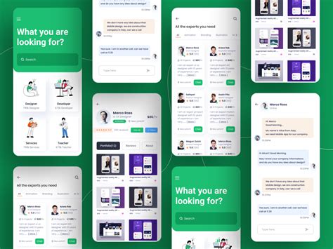 Freelancer Appservice Mobile App On Behance