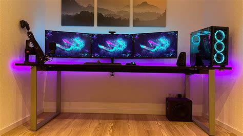 dasamd s setup my new tripple monitor gaming streaming setup scooget