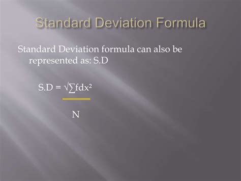 Standard Deviation And Variance Ppt