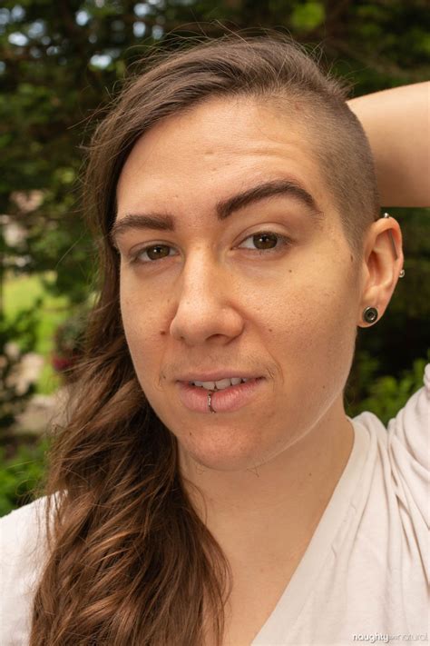 Slutty Natural Babe Shows Her Hairy Beaver Outside 14 Photos