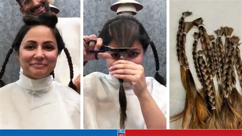 শখের চুল কেটে ফেললেন ক্যানসার আক্রান্ত হিনা কাঁদলেন মা