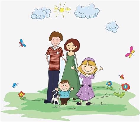 Нарисованная семья 80 фото