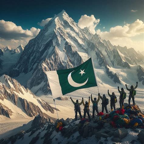 Pakistani Flag Premium Ai Generated Image