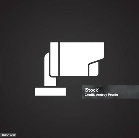 그래픽 및 웹 디자인배경에 Cctv 관련 아이콘 간단한 그림 웹 사이트 버튼 또는 모바일 앱에 대한 인터넷 개념 기호입니다 0명에 대한 스톡 벡터 아트 및 기타 이미지