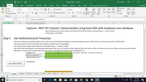 Cayexcel Rest Api Tutorial Demo Using Excel Vba Rest Api Mydevices Cayenne Community
