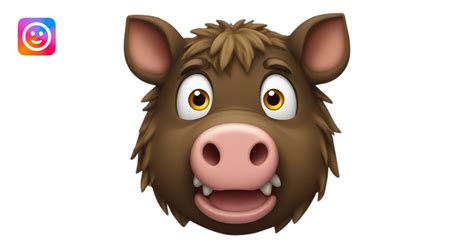 Boar Shocked Emoji Ai Emoji Generator