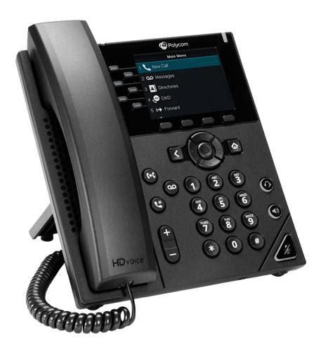 Polycom Vvx 350 6 Line Ip Phone Poe Remac Enterprises Ltd