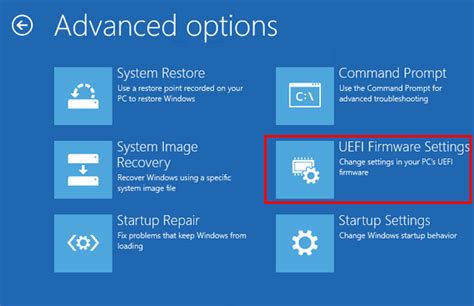 How To Access Uefi Bios Settings In Windows Cloudeight Infoave