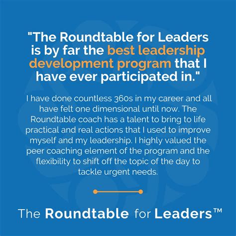 The Roundtable Inc On Linkedin The Roundtable For Leaders Is By Far