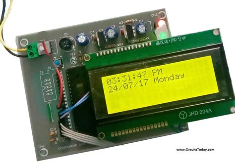 Build Real Time Clock Using 8051 And DS1307 RTC Module