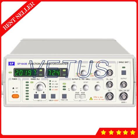 Sp1643b 01hz~50mhz Frequency Counter With Multiple Output Mode Digital