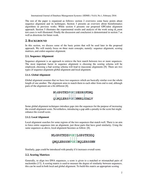 Gpcodon Alignment A Global Pairwise Codon Based Sequence Alignment Approach Pdf Genetics