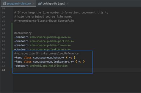 Unresolved Class Name Proguard Rules Android Studio 40 Stack Overflow