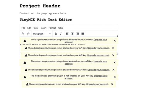 Plugin Errors Fixing The Most Common Error Messages Tinymce