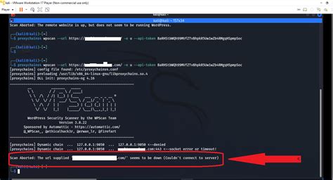 Wpscan Aborted Not Running Wordpress And Site Is Down · Issue 1763