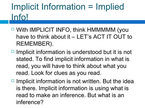 Explicit V Implicit Ppt Biological Sciences Science