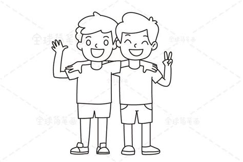 弟弟简笔画全部简单（漂亮10张） 简笔画图片大全