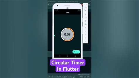 Circular Timer In Flutter Flutter Youtube