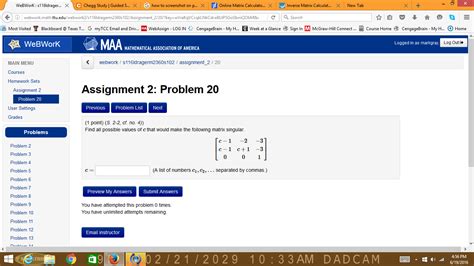 Solved Find All Possible Values Of C That Would Make The Chegg Com