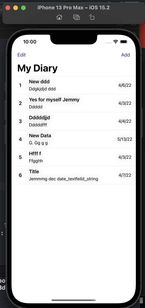 Ios How To Dynamically Set Date From Core Data In A Textfield In