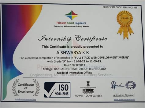 Completed 1 Month Internship On Web Development Aishwarya K R Posted On The Topic Linkedin