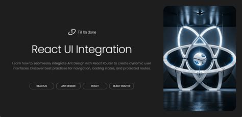 Ant Design React Router Dynamic Ui Guide
