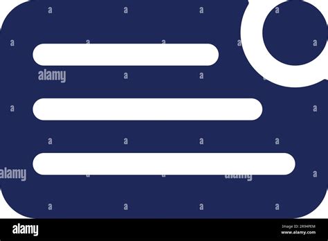 Notification From Main Menu Black Glyph Ui Icon Stock Vector Image
