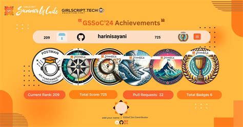 Harini Sayani On Linkedin Gssoc Girlscriptsummerofcode Api