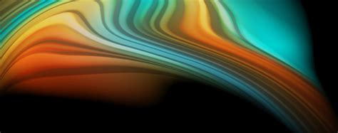 추상 파 라인은 검은 배경에 무지개 스타일의 색상 줄무늬를 액체 프리 젠 테이 션 응용 프로그램 배경 화면 배너 또는 포스터에 대 한 예술적 그림 0명에 대한 스톡 벡터