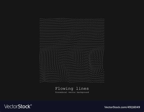 Abstract Line Matrix Pattern Noise Flow Dynamic Vector Image