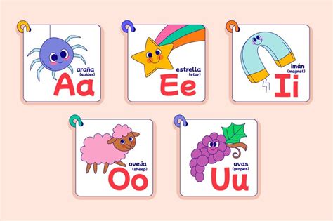 손으로 그린 모음 그림 무료 벡터