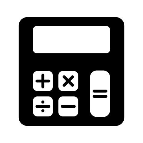 Calculator Icon Vector Design On White Background Free Vector Illustration 24398729 Vector Art