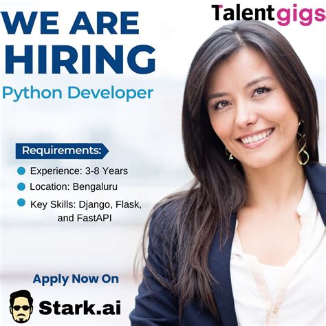 talentgigs hotjob pythondeveloper instantinterview hiringnow… stark ai