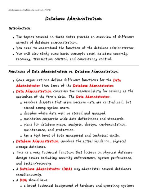 database administration pdf database transaction databases