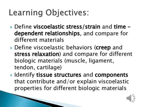 9 Viscoelasticity And Biological Tissues