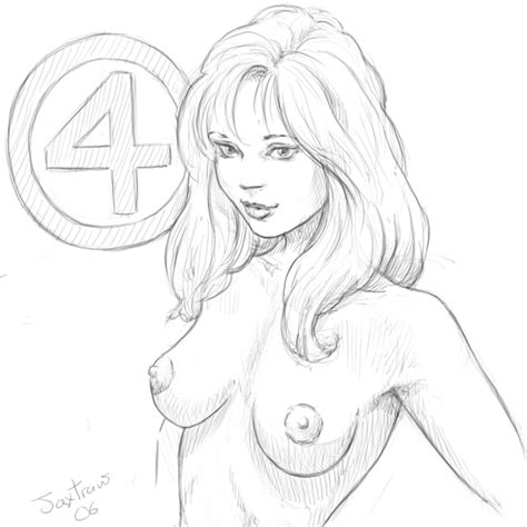 Rule 34 Breasts Fantastic Four Female Female Only Human Invisible Woman Jaxtraw Light Hair