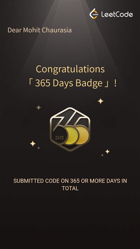 Mohit Chaurasia On Linkedin Leetcode Coding Continuous Potd