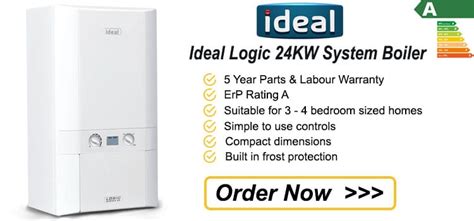 Ideal Logic 24 Kw System Boiler Gas Boiler Replacement