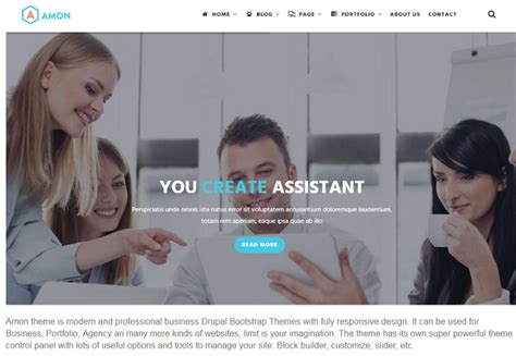 40 Best Responsive Drupal Bootstrap Themes 2017 Designdrizzle Free Resources For Web
