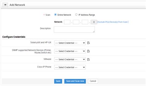 How To Configure Network Scan In ServiceDesk Plus MSP