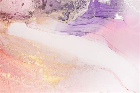 Pintura De Arte Fluida Abstrata Em Técnica De Tinta De álcool Mistura