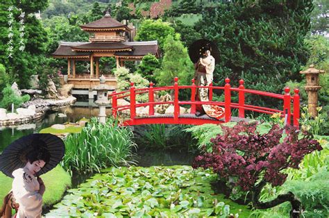 Japanese Geisha Garden By Patriciarodelaartist On Deviantart