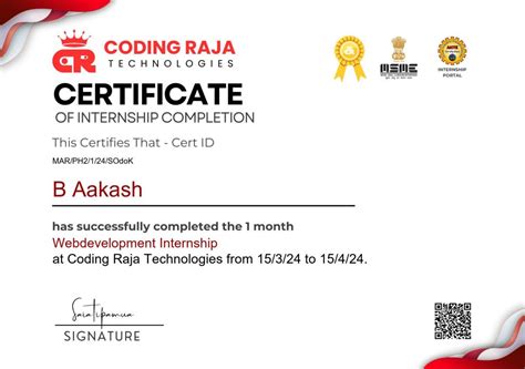 aakash bejjenki on linkedin internshipcompletion codingrajatechnologies gratitude
