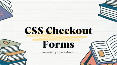 50 Css Checkout Forms To Inspire You 2024 Update