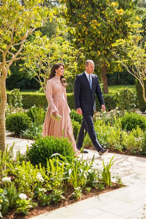 Kate Middleton Glows In Nude Pink Lacy Gown At Jordanian Royal Wedding