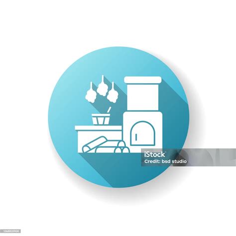 러시아어 반야 블루 플랫 디자인 긴 그림자 글리프 아이콘 개념에 대한 스톡 벡터 아트 및 기타 이미지 개념 건강관리와 의술 그림자 Istock