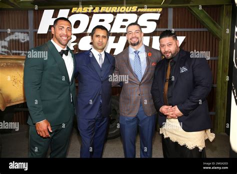 Josh Mauga From Left Cliff Curtis Joe Anoai And John Tui Are Seen