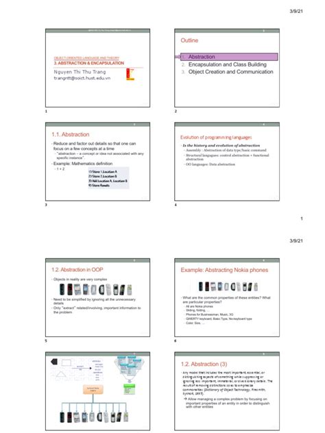 03 Abstraction And Encapsulation Pdf Constructor Object Oriented Programming Programming